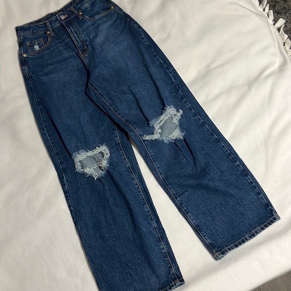 wild fable | Jeans | Wild Fable Super High Rise Baggie Jeans Sz 4 ...
